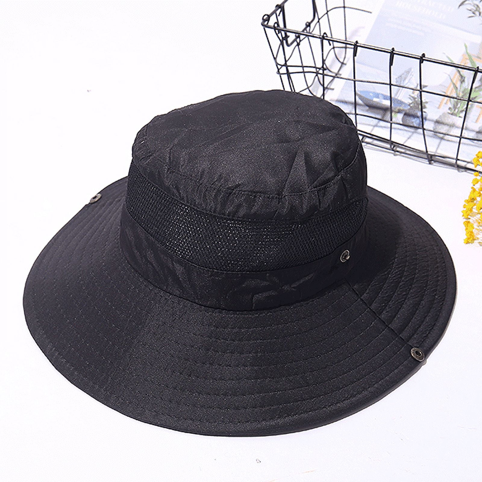 VONTER Fishing Hat and Safari Cap with Sun Protection | Unisex Wide ...