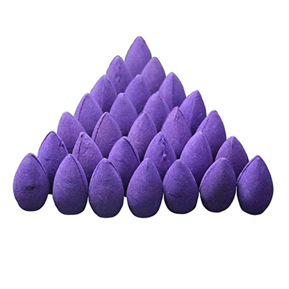 VONTER Lavender Scented Backflow Large Incense Cones 50 Pieces in ...