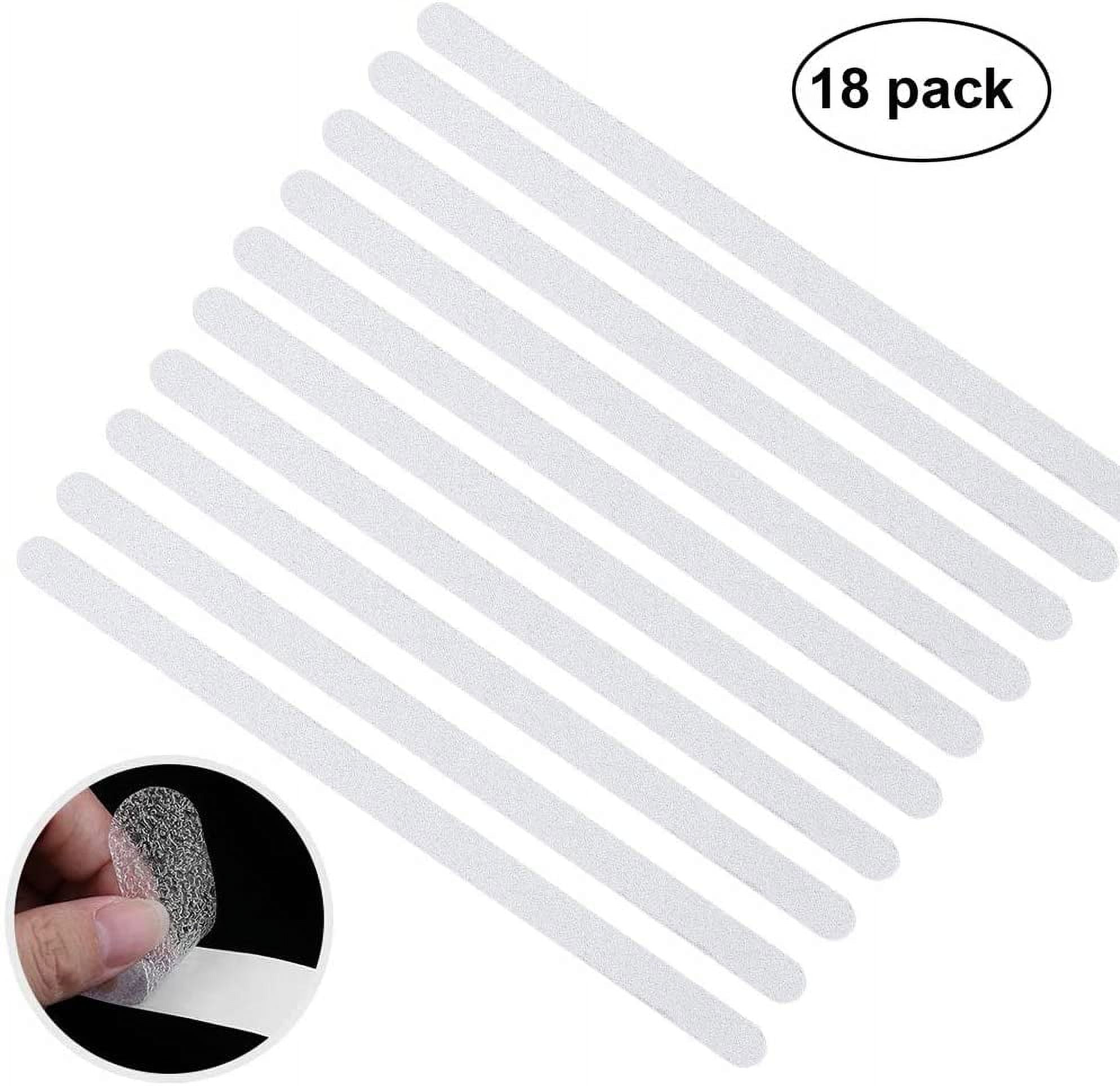 VONTER Non Slip Bath Stickers 18pcs, Safety Shower Treads Strips ...