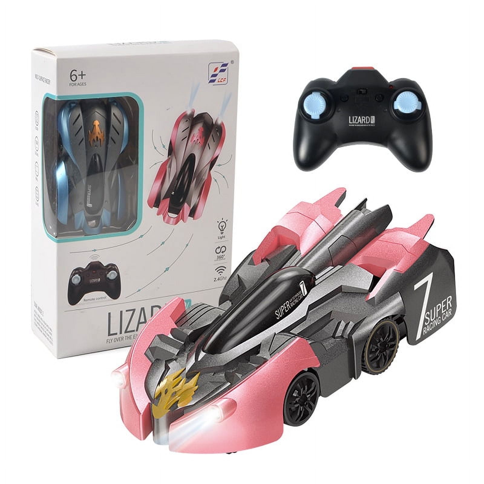 VONTER Remote Control Car Stunt Vehicle with Led Lights Kids Toys Anti ...