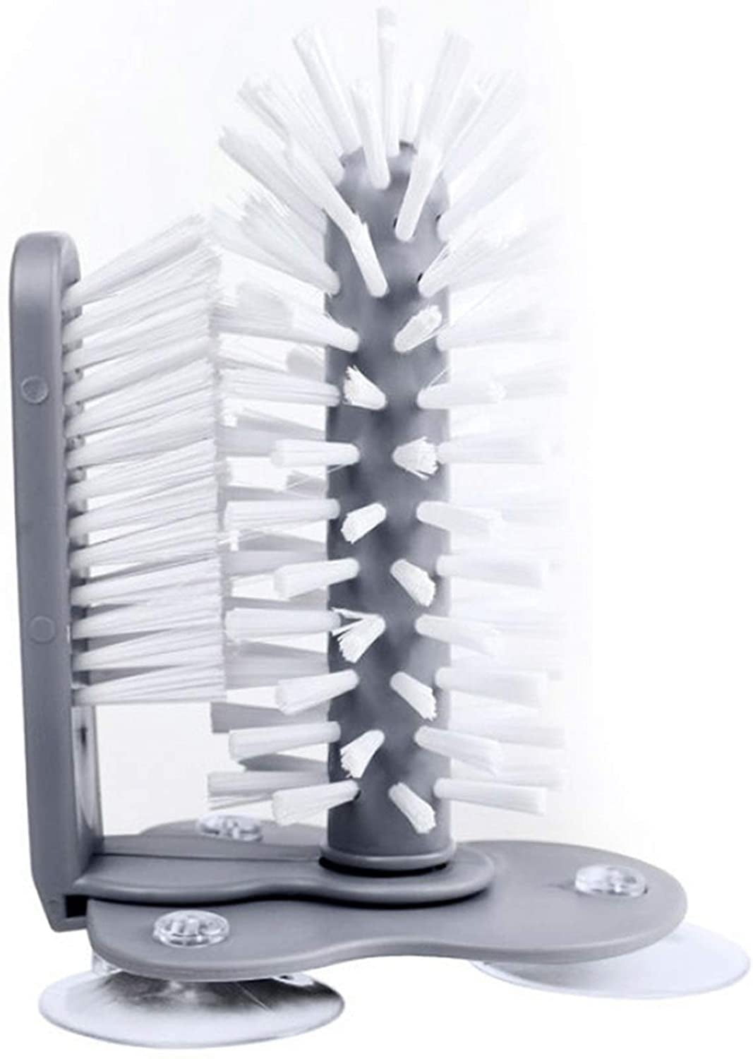 VONTER Standing Bottle Cleaning Brush with Suction Base, Automotive ...