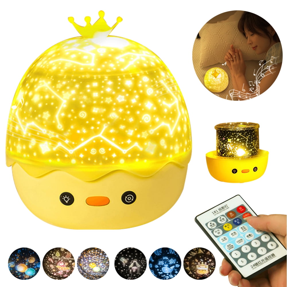 VONTER Star Night Light Projector for Baby&Kid,Duckling Projection ...
