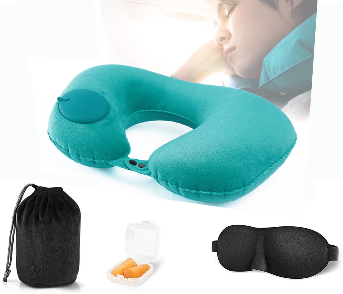 VONTER Travel Pillow,Waterproof Ultralight Comfortable Inflatable Neck ...