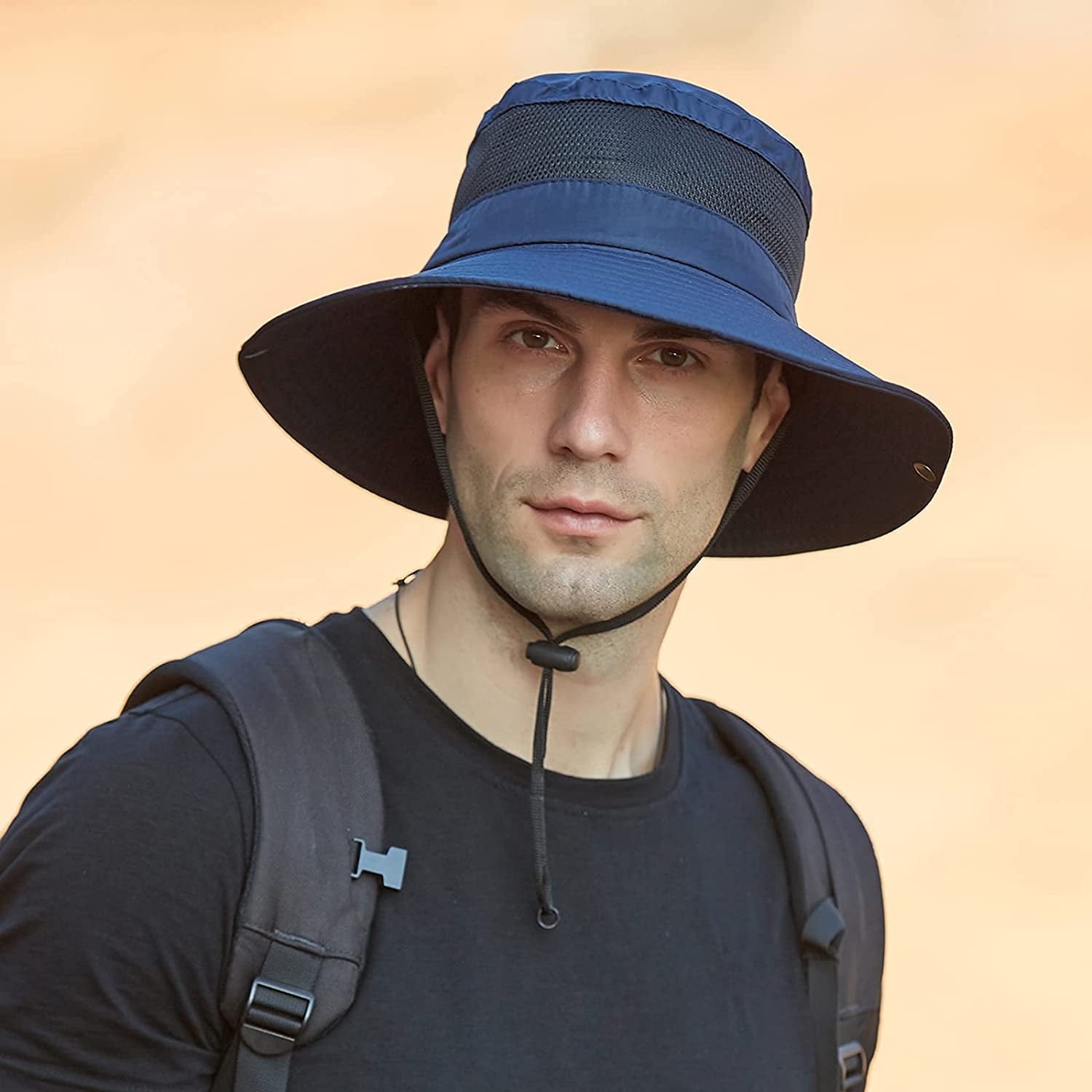 VONTER Unisex Wide Brim Sun Hat,Outdoor UPF 50+ Waterproof Boonie Hat ...