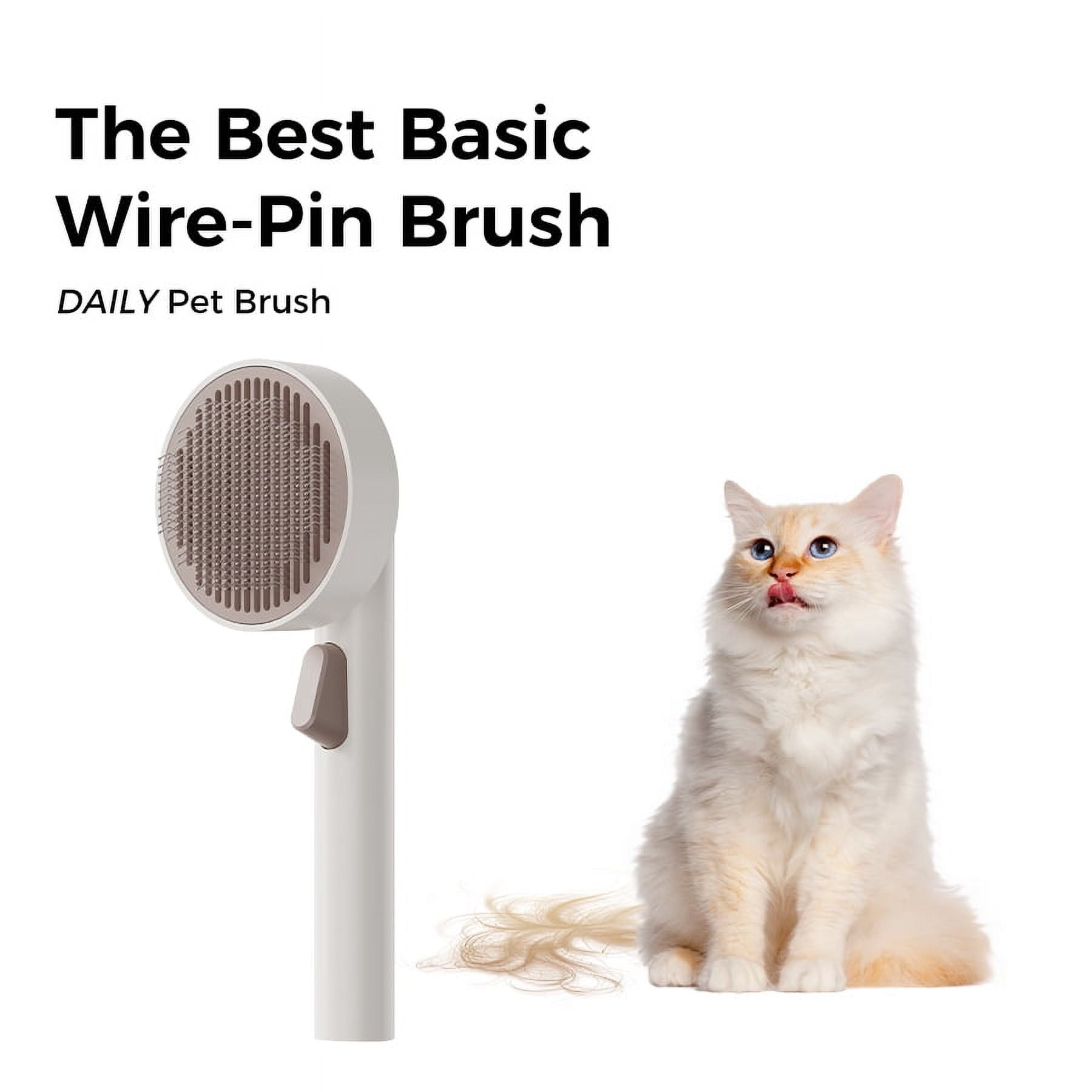 VOOCOO Cat Brush with Release Button, Pet Brushes for Cats and Dogs ...