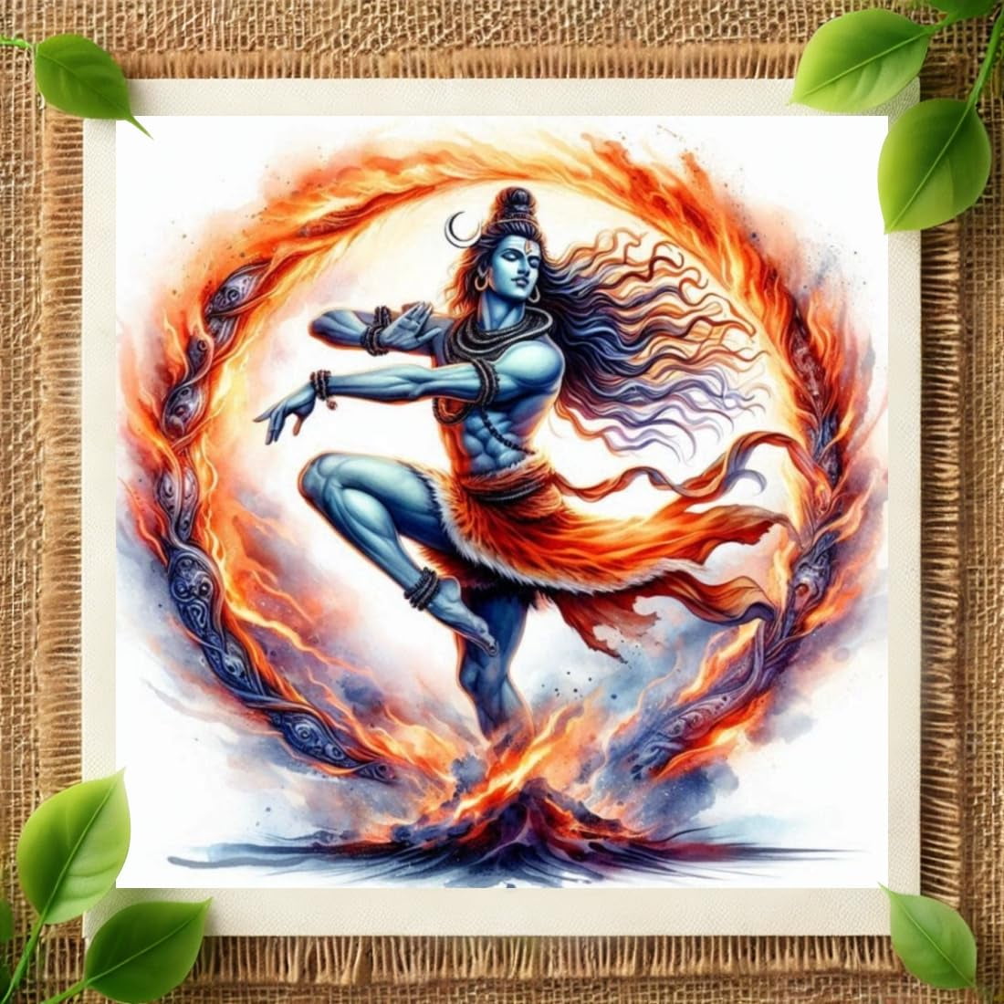 VOORKOMS Lord Shiva Mahadev Dancing Tattoo Temporary Tattoo Sticker For ...