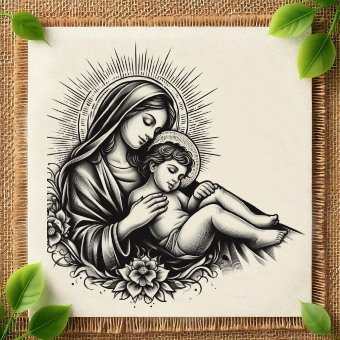 VOORKOMS Maa With Son Tattoo Temporay Tattoo Sticker For Male And ...