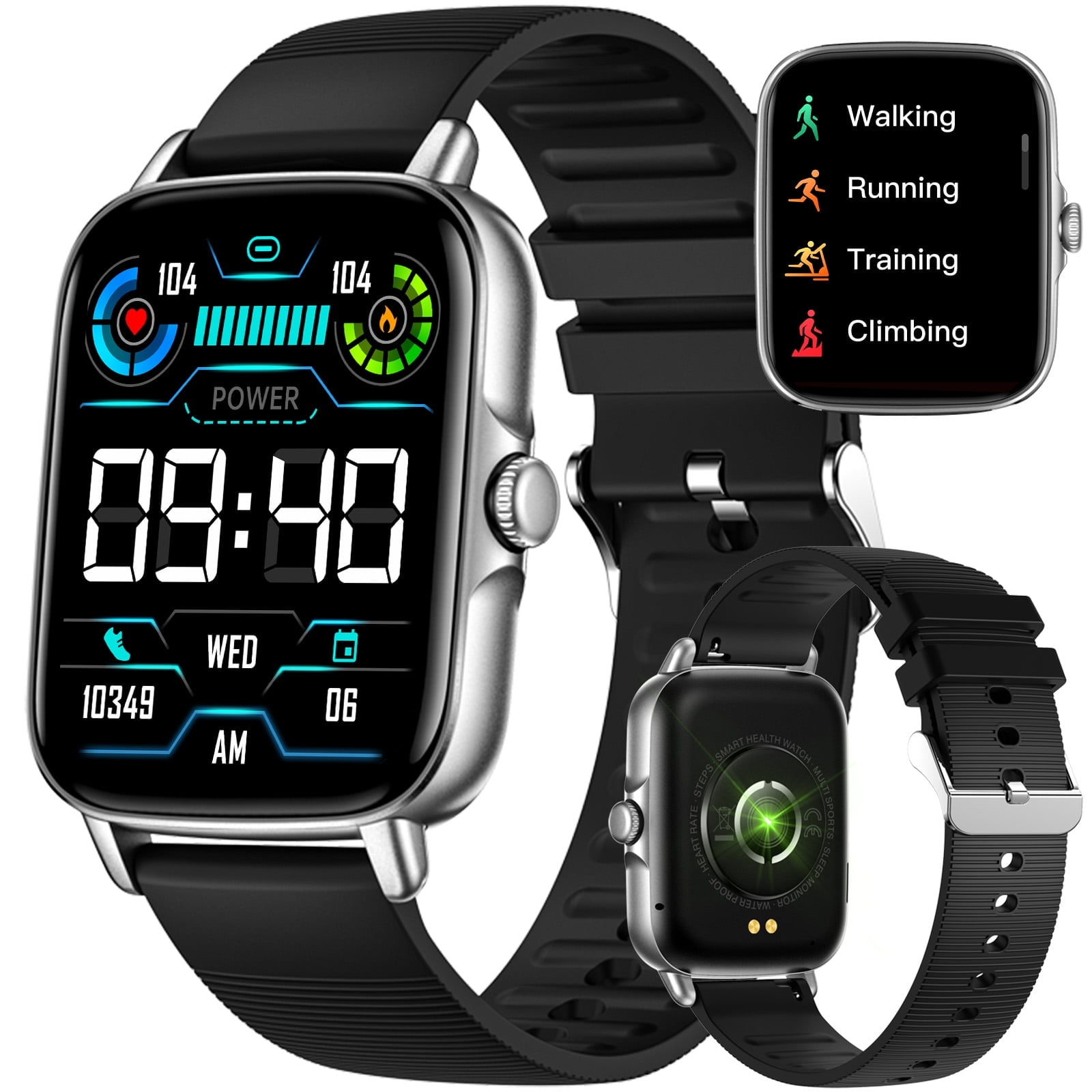VOPOCO Bluetooth Phone Smartwatch for Men Women, 1.69" HD Large Screen ...