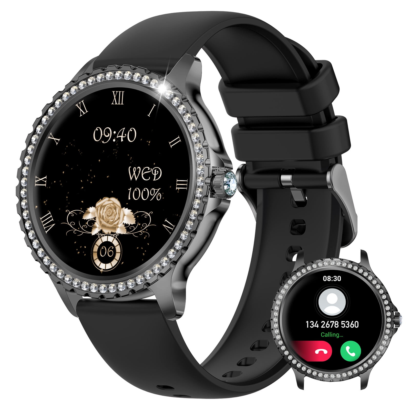 VOPOCO Smart Watch for Women 1.32" HD Sports Watch with Text and Call ...