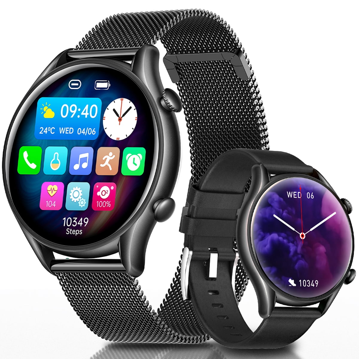 VOPOCO Smart Watches for Men Women, 1.32'' HD Touch Screen Activity ...