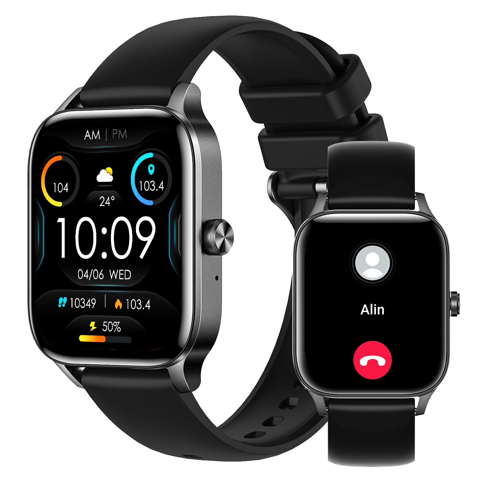 VOPOCO Smartwatches for Men Women, 1.83'' HD Screen Business Smart ...