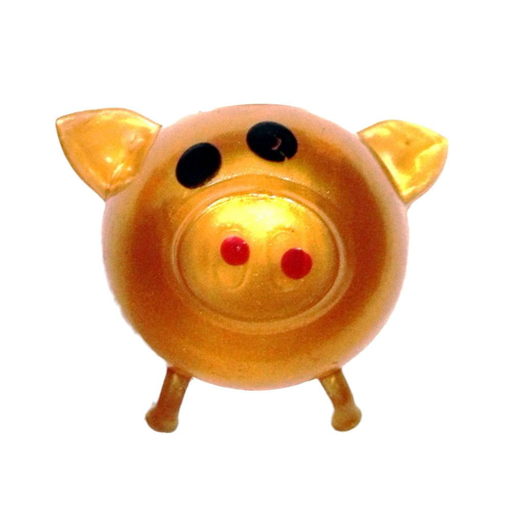 VOPPV 1/4X Splat Pig Ball Squeeze Jelly Pig Stress Relief Smash Kids ...