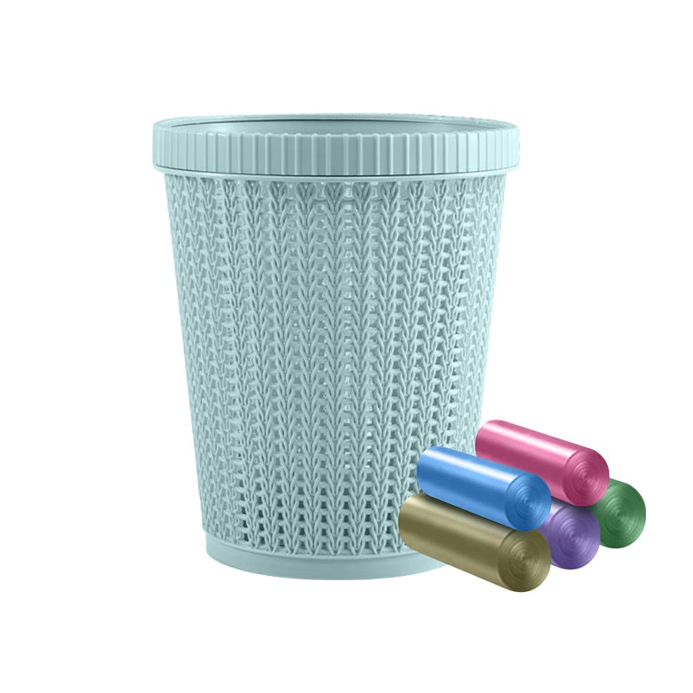 VOPPV Automatic Change Bag Trash Can Automatic Trash Can Rattan Styled ...