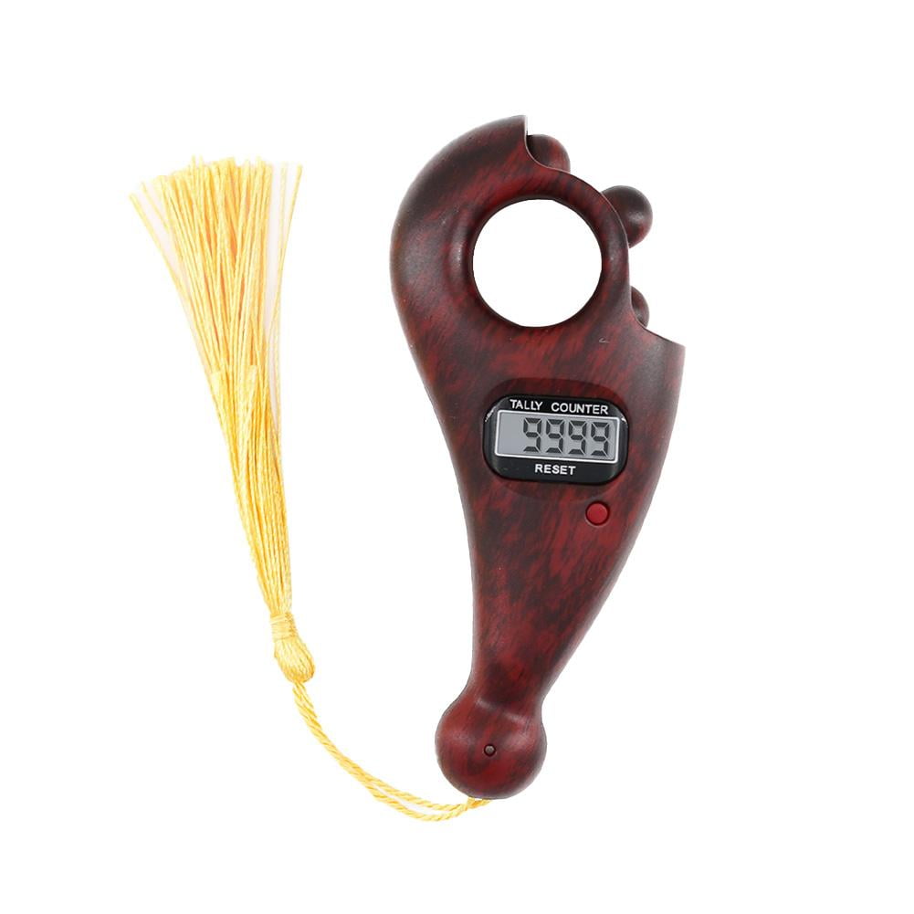 Portable Prayer Beads Counter, Digital Tasbih Finger Counter, Rotating ...