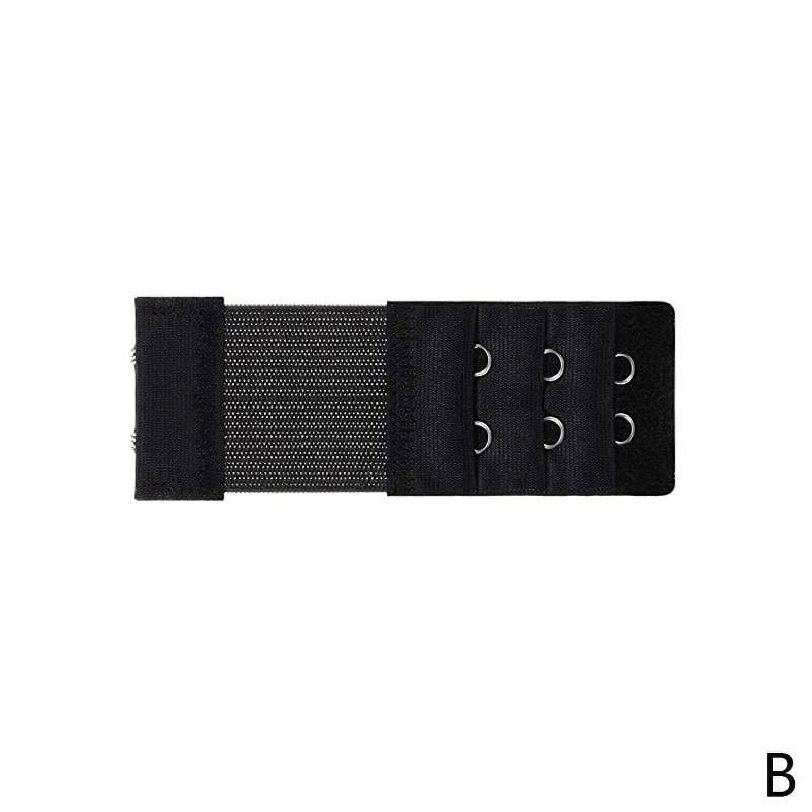 Elastic Bra Extender with 2 Hooks Clip-On Strap, Soft, Steel Material ...