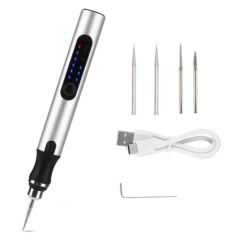 VOPPV Electric Engraving Pen USB Rechargeable Cordless Engraving ...