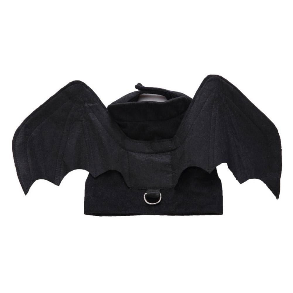 VOPPV Halloween Pet Costume Black Bat Robe Funny Pet Clothing Halloween ...