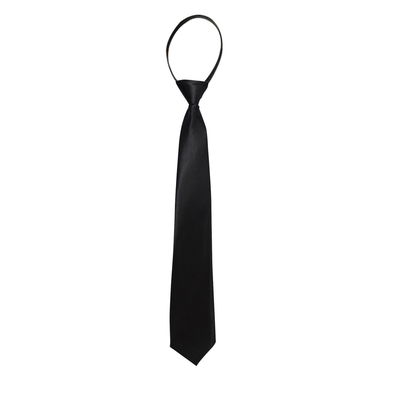 VOPPV Mens Casual Zip Up Tie with Wide Lazy Design for Business ...