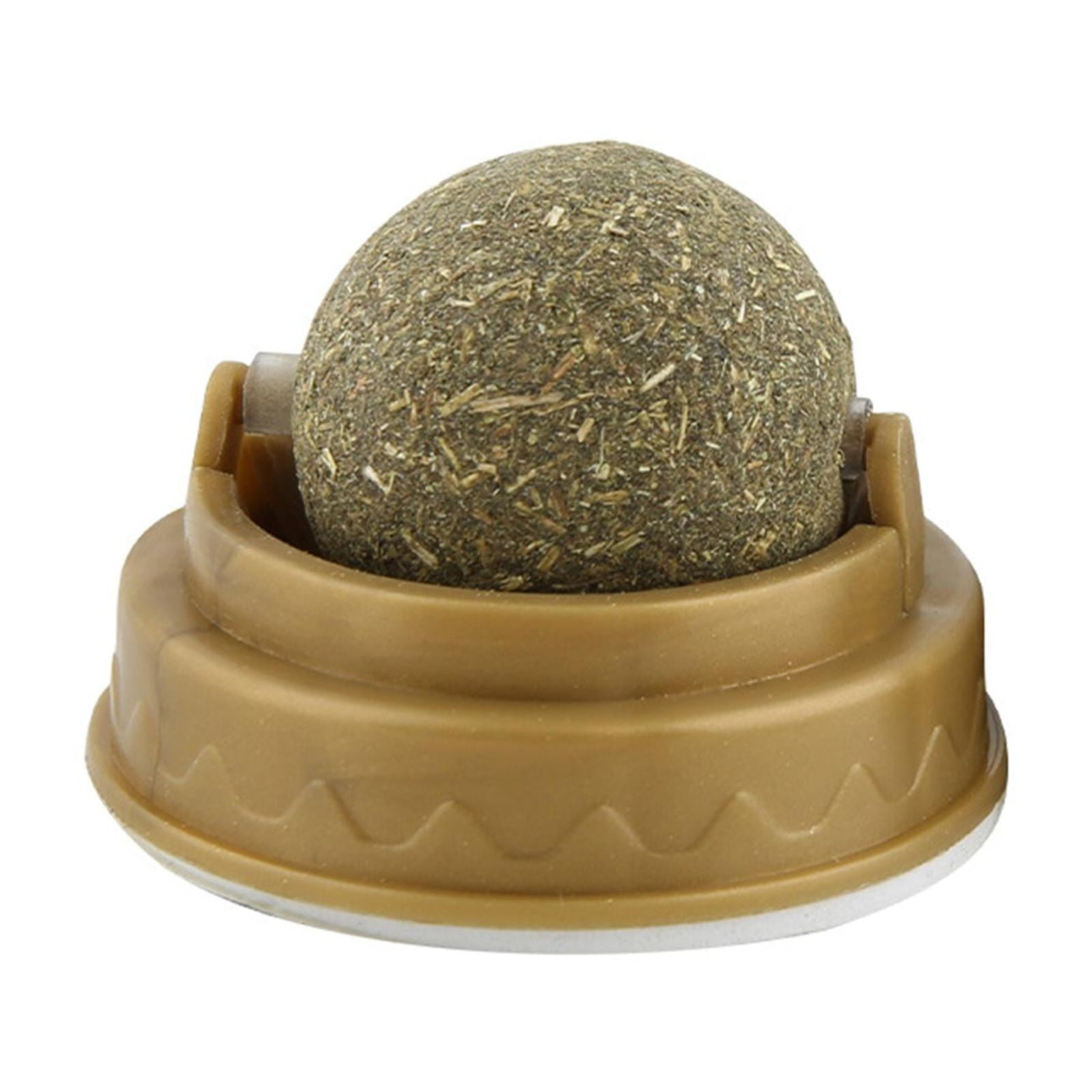 VOPPV Natural Catnip Cat Wall Stick-on Ball Toy Treats Healthy Grass ...