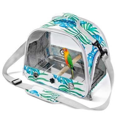 Halinfer Portable Bird Carrier , Bird Travel Backpack with Stainless ...