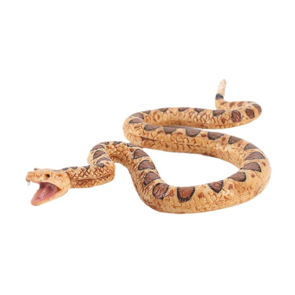 Lttoisl Realistic Rubber Fake Snake, Large Plastic Snake Halloween ...