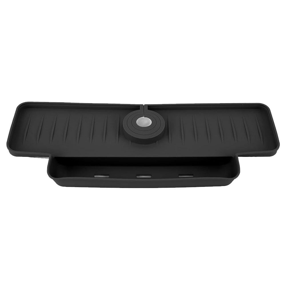 VOPPV Silicone Sink Splash Guard with Ramp Drain Drying Mat and ...