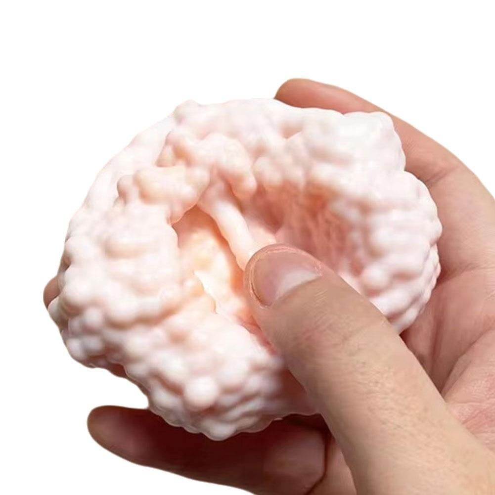 White Ball Pinching Joy Decompression Ball M4J8 - Walmart.com