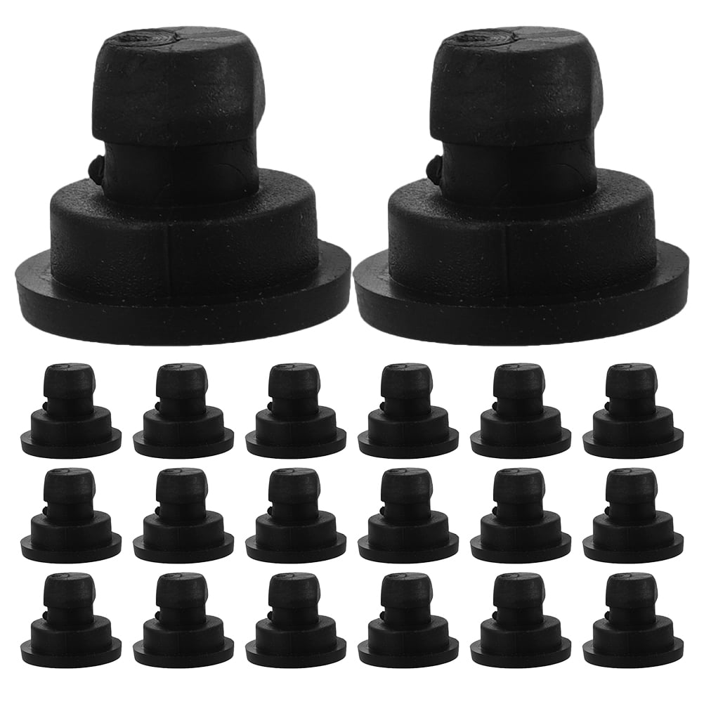 VORCOOL 1.60X1.60X0.80in 20Pcs Easy to Clean Rubber Pot Feet for ...