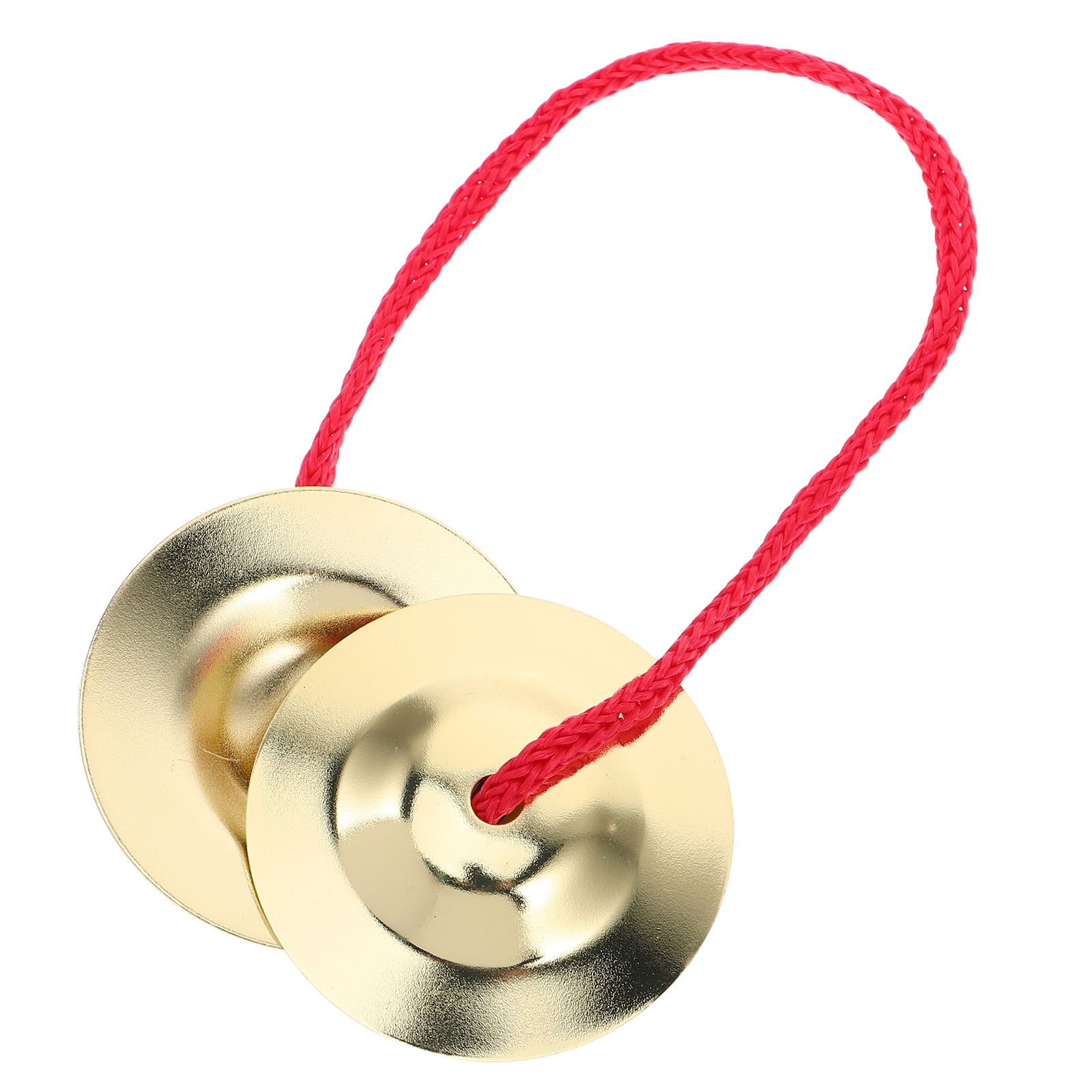 VORCOOL 1 Pair Small Cymbals Golden Metal for Young Kids Kindergarten ...