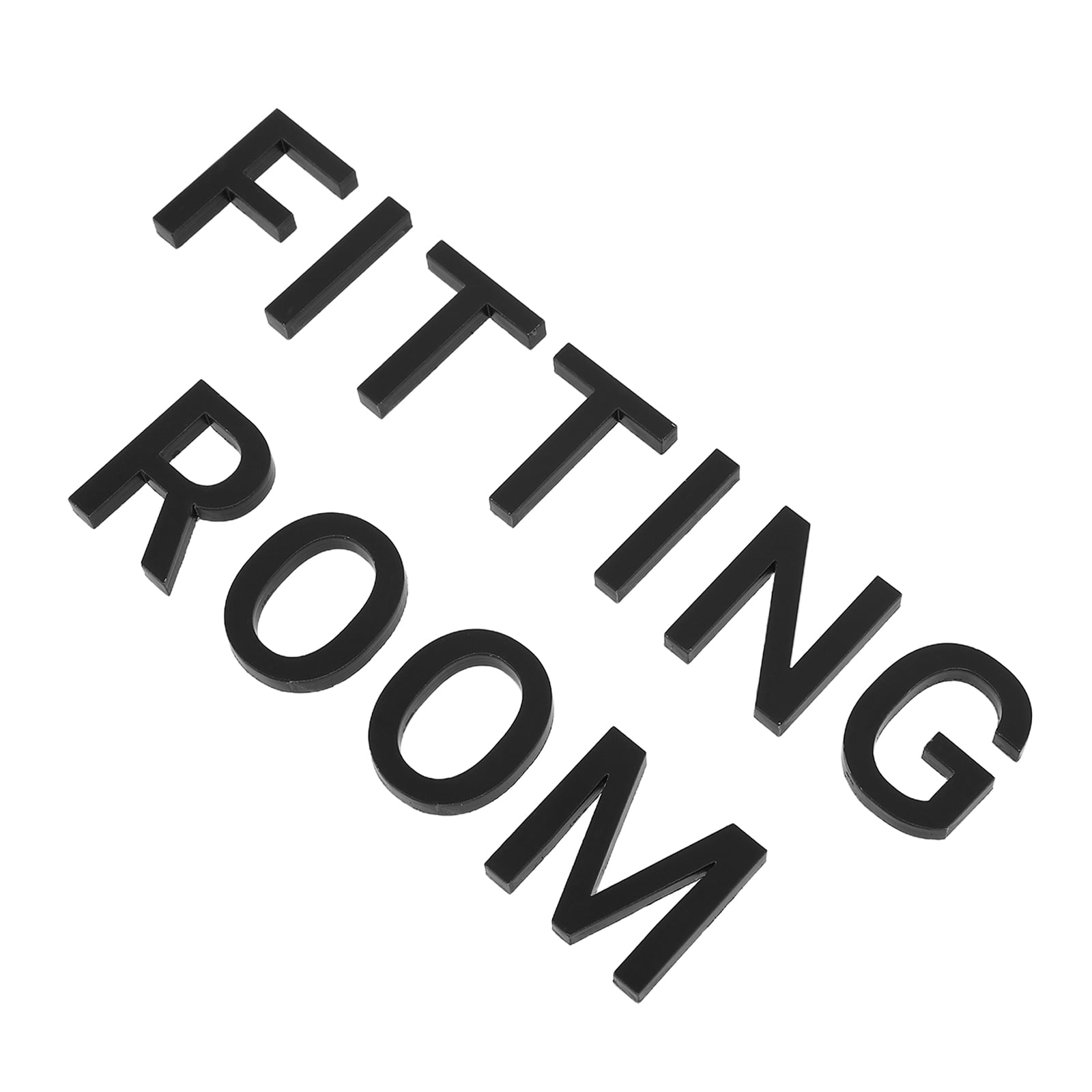 VORCOOL 1 Set Fitting Room Sign for Door Decals Clear Identification 11 ...