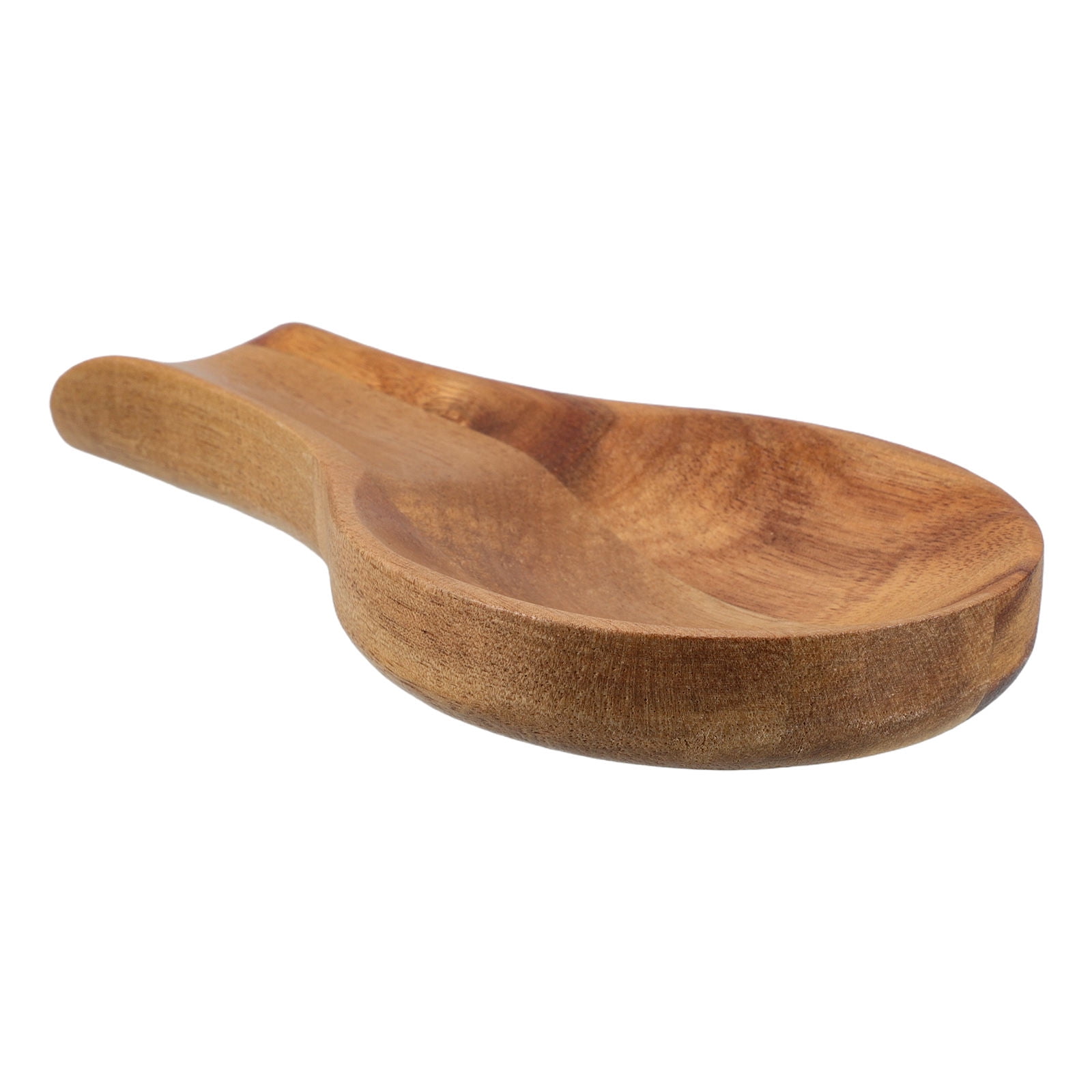 VORCOOL 1Pack Kitchen Decor Wooden Spoon Rest Light Brown Acacia Wood ...