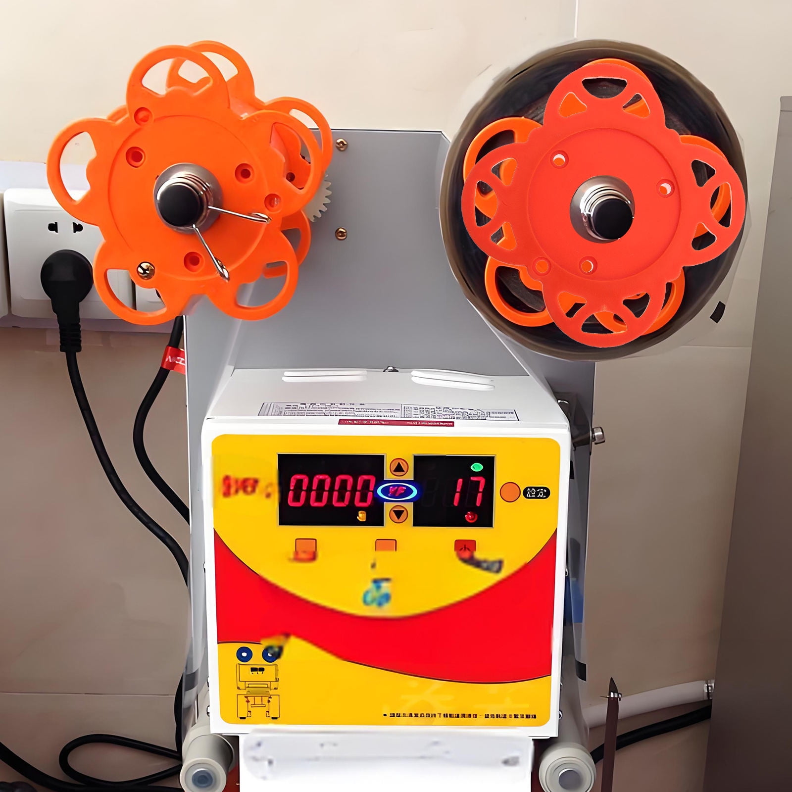 VORCOOL 1Pack Sealing Machine Splint Clip Orange Rectangular Plastic ...