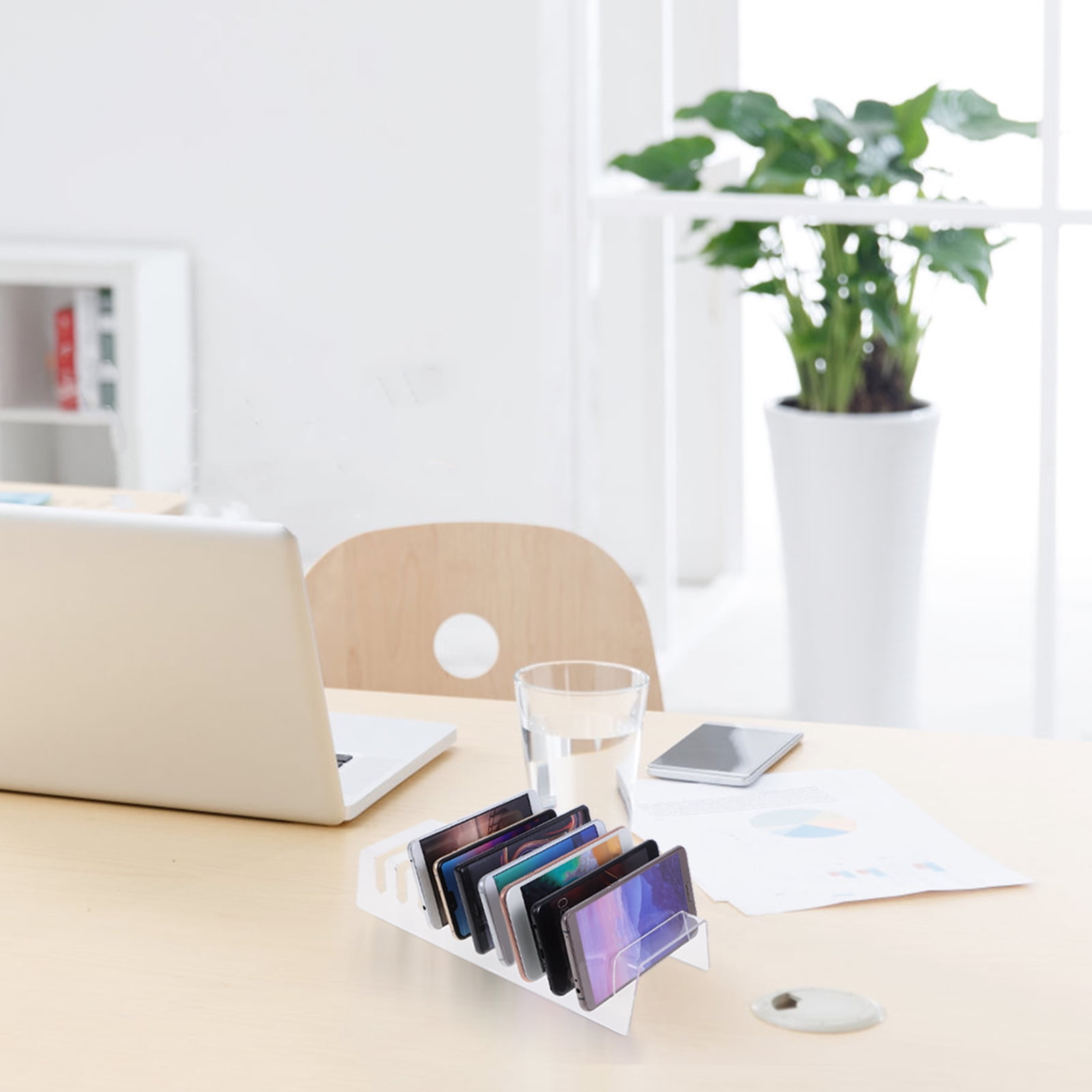 VORCOOL 1Set Desktop Phone Holder Stand Acrylic Multi Device Organizer ...