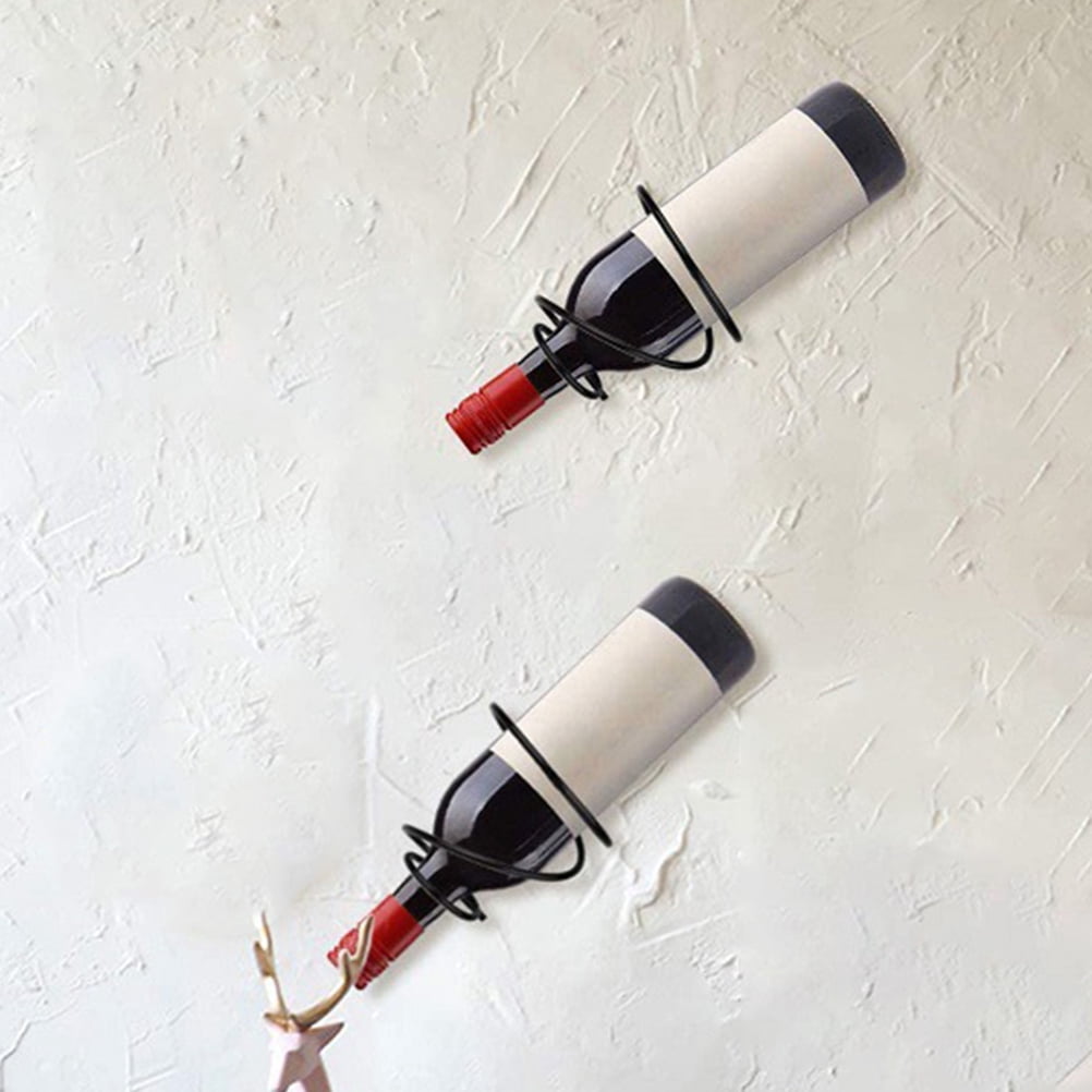 VORCOOL 2Pcs Cocktail Organizer for Bar Black Metal Single Bottle ...