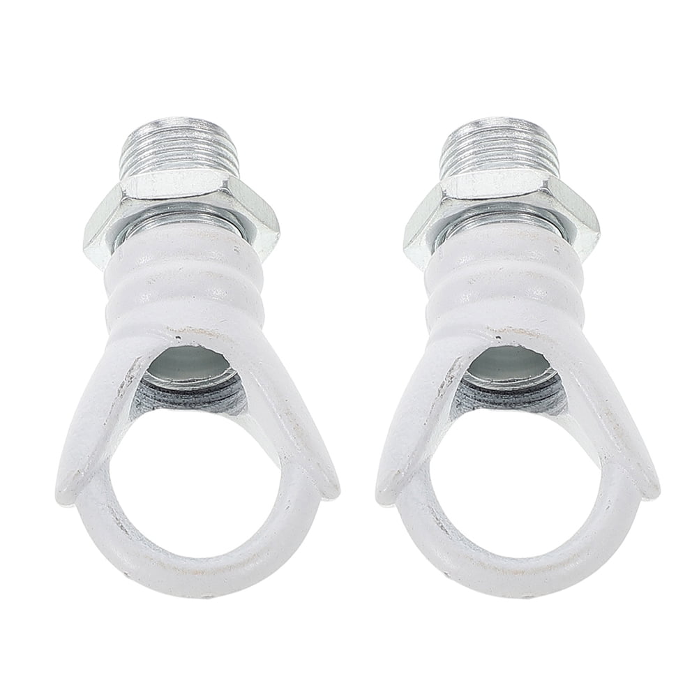 VORCOOL 2Pcs Lamp Holder Ring White for Ceiling Light Fixture with ...