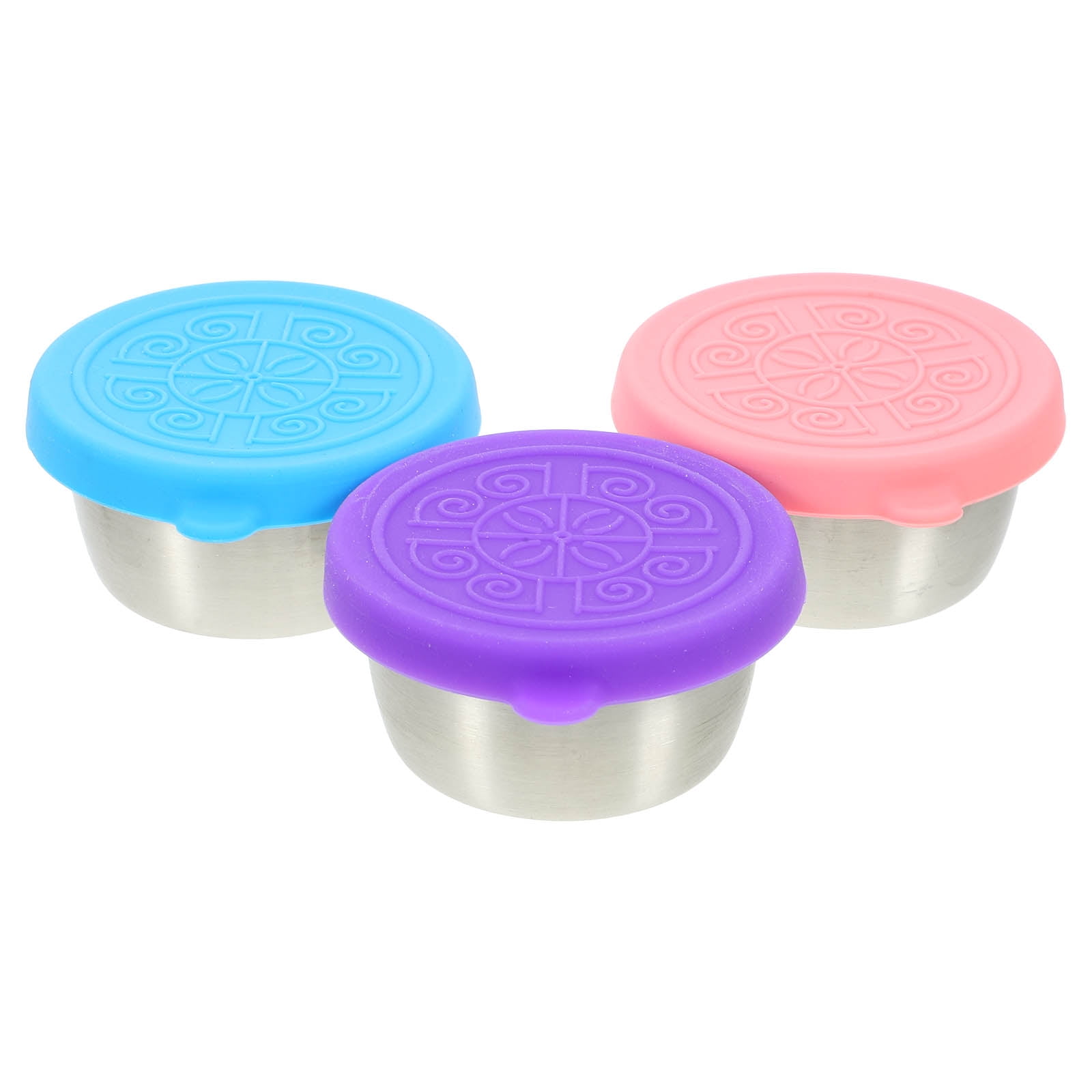 VORCOOL 3Pcs Reusable Sauce Containers with Lids for Lunch and Travel ...