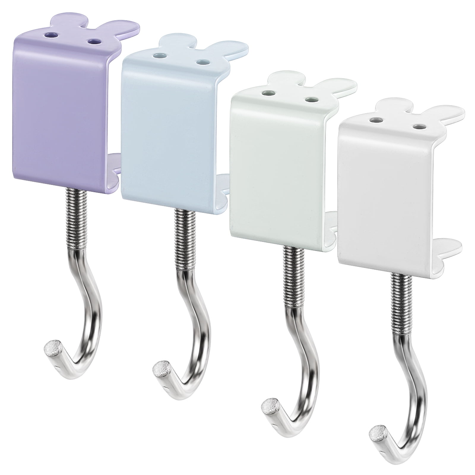 VORCOOL 4Pcs Metal Desk Hanger Hook Clamp for Hanging Backpacks and ...