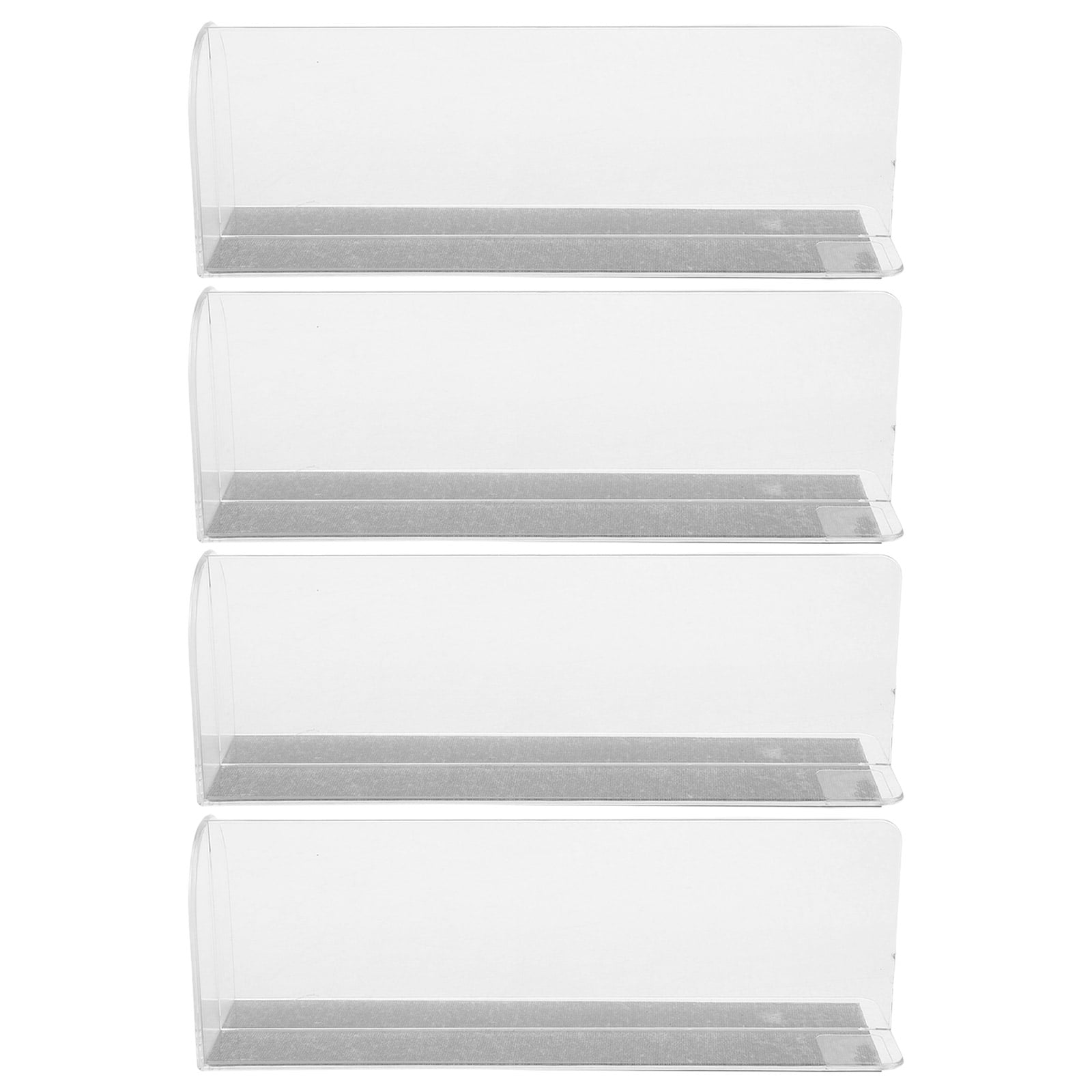 VORCOOL Shelf Divider Holder Transparent 4Pcs - Walmart.com