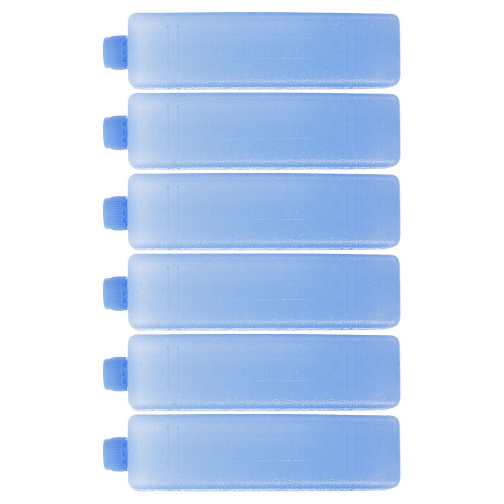 VORCOOL 6Pcs Blue Rectangular Ice Packs For Lunch Box Cooling Case 13 ...