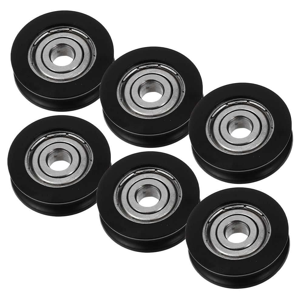 VORCOOL 6Pcs Heavy-Duty Roller Guide Wardrobe Sliding Door Pulley for ...