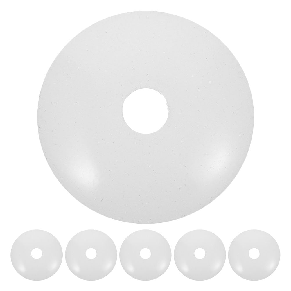 VORCOOL 6PCS Light Fixture Cover Plate Iron White Ceiling Light Mount ...