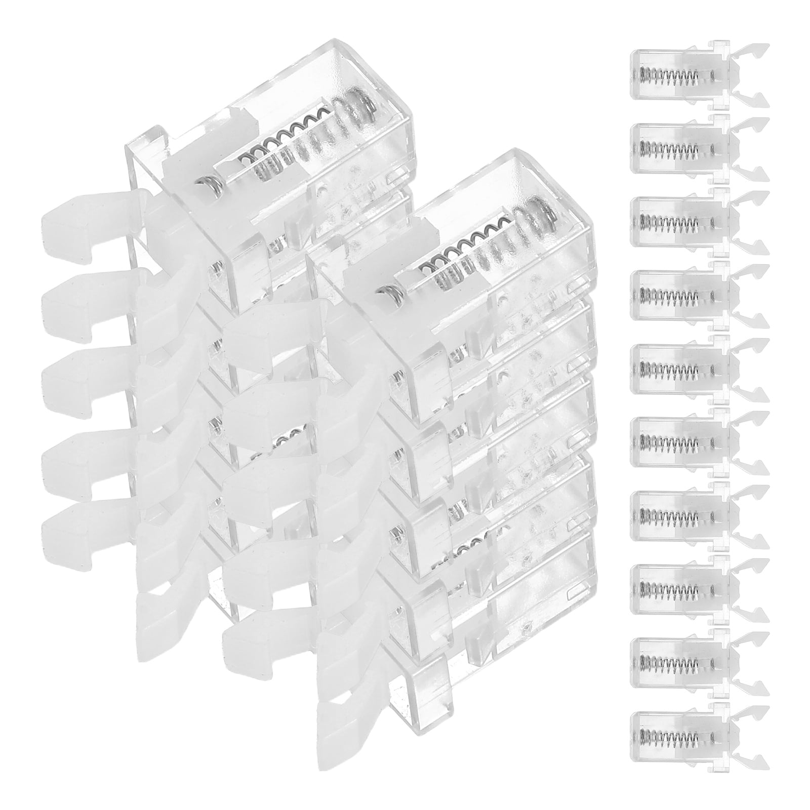 VORCOOL 20Pcs Compact Transparent Trash Can Lid Latch Replacement for ...