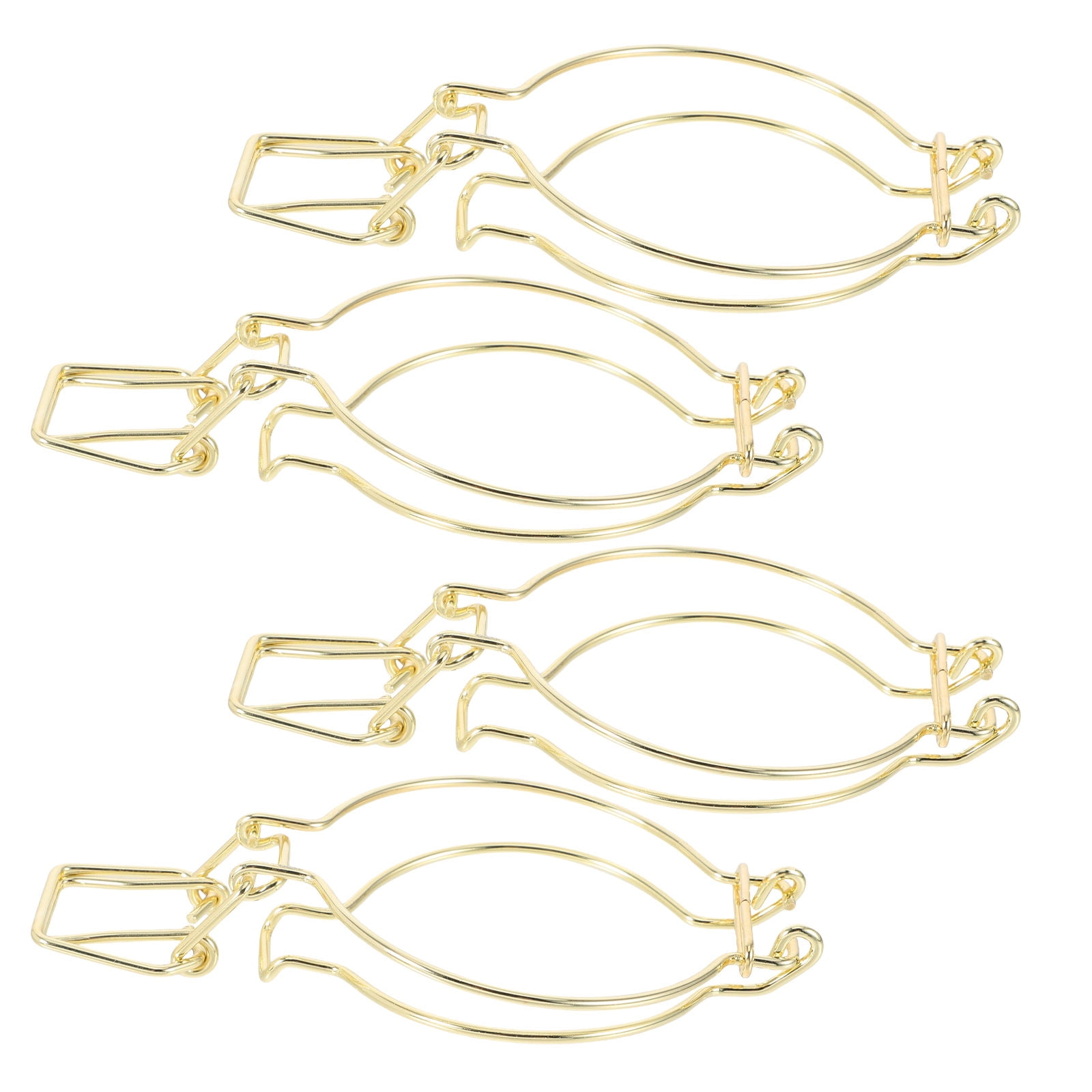 VORCOOL Mason Jar Wire Locking Replacement 4 Pcs 78mm Circular Lid ...