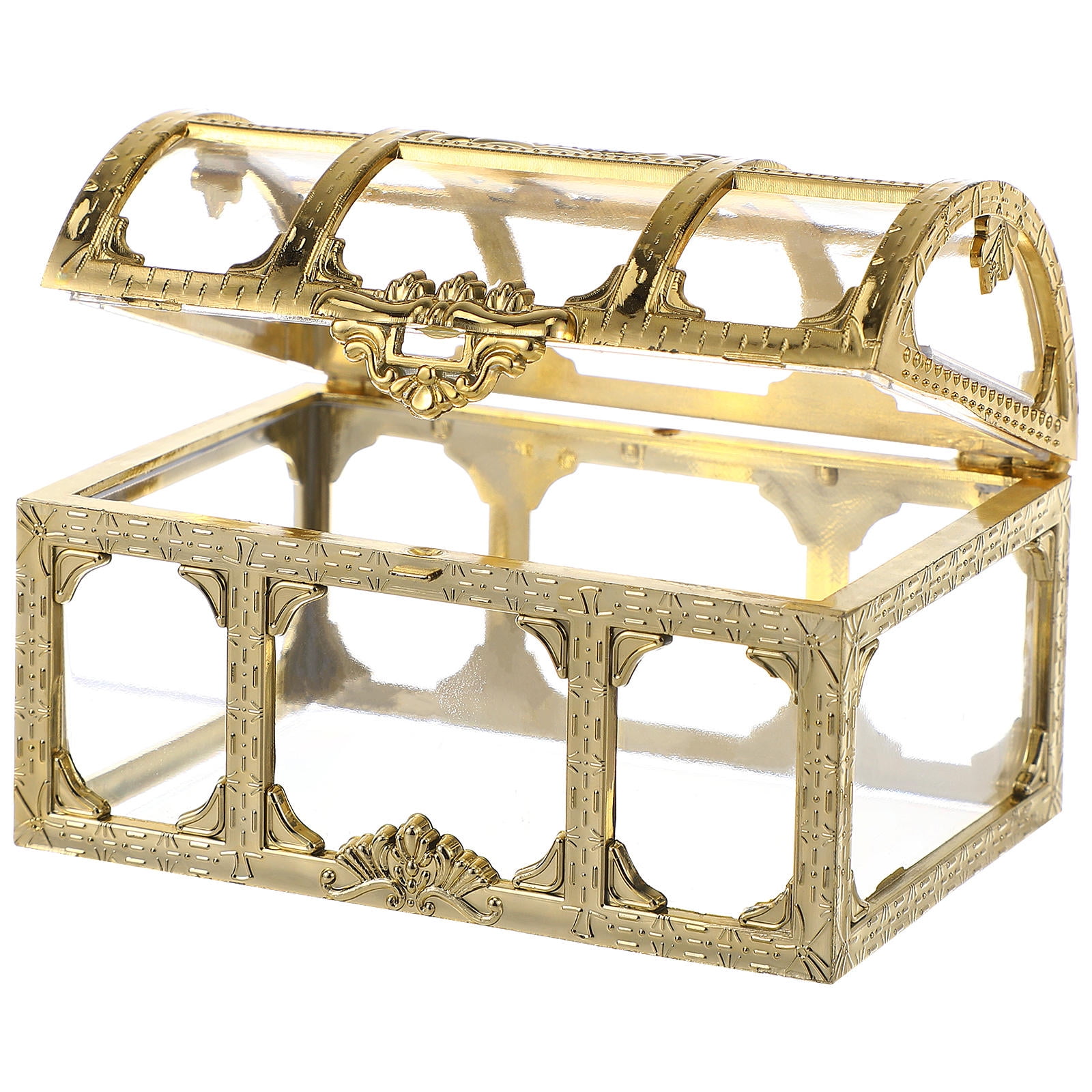 VORCOOL mini treasure box Plastic Jewelry Box 1Pack Rectangular Storage ...