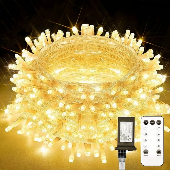 66ft 200LED Rope Light Outdoor String Lights, 24 Colors+Warm White ...