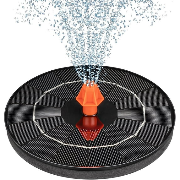 VOROSY 3.5W Solar Fountain, Upgrade Solar Water Fountain Pump Outdoor ...
