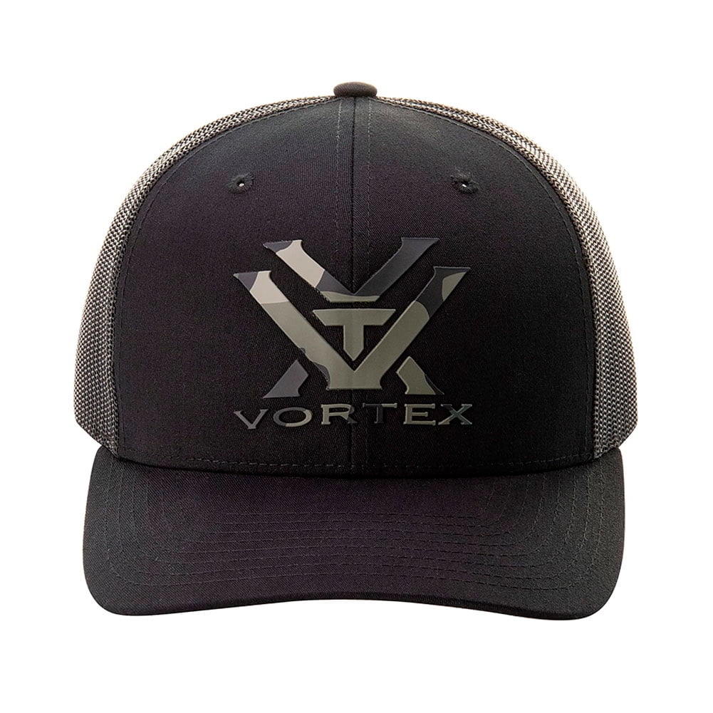 VORTEX Adult Male Camo Punch Black Cap (221-16-BLK) - Walmart.com