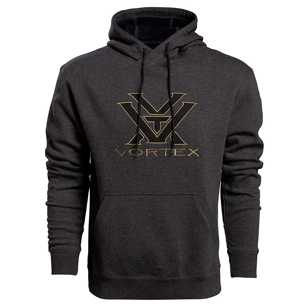 VORTEX Adult Male Core Logo Comfort Hoodie, Color: Charcoal, Size: S ...