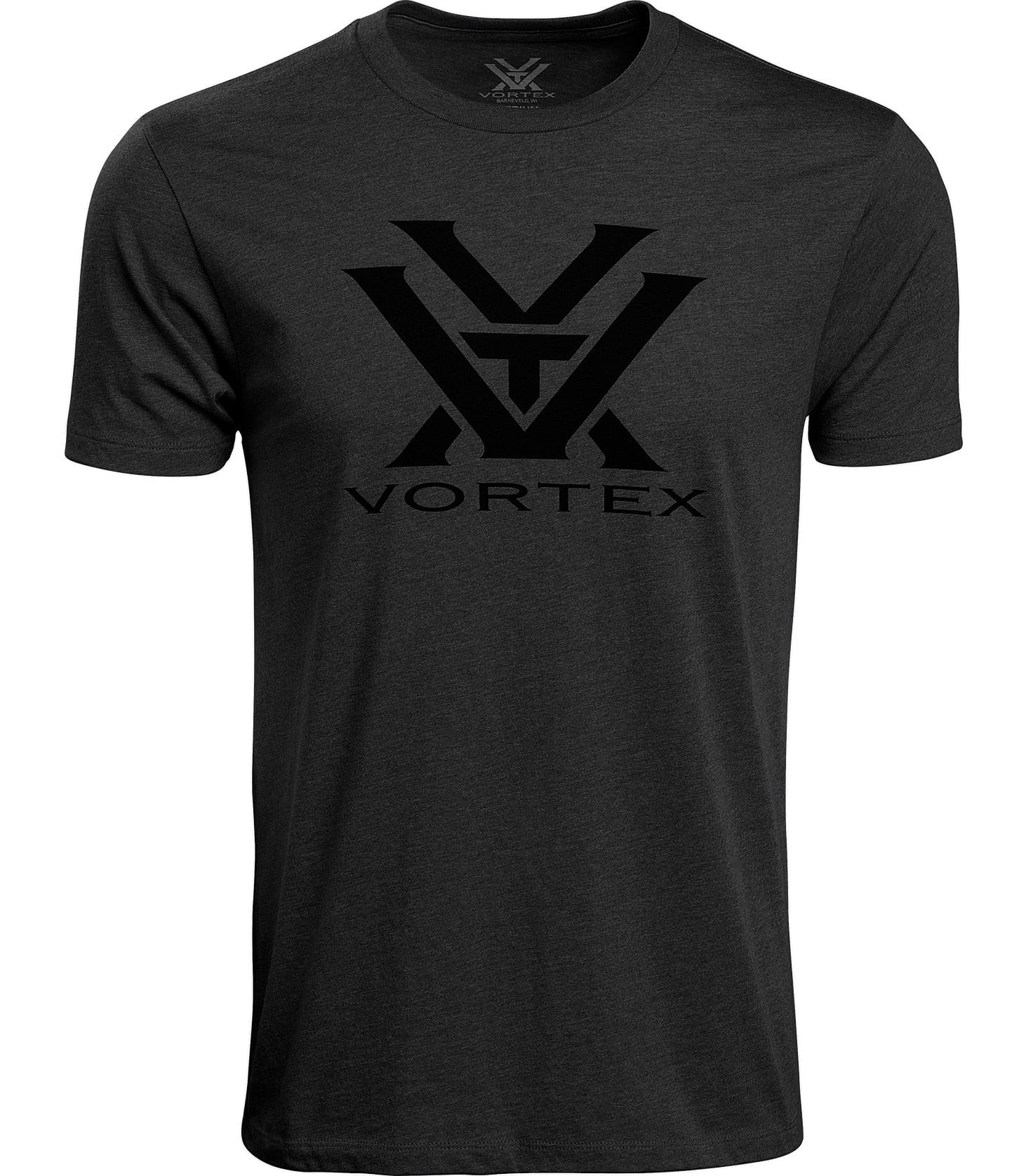 VORTEX Adult Male Core Logo T-Shirt, Color: Charcoal Heather, Size: S ...