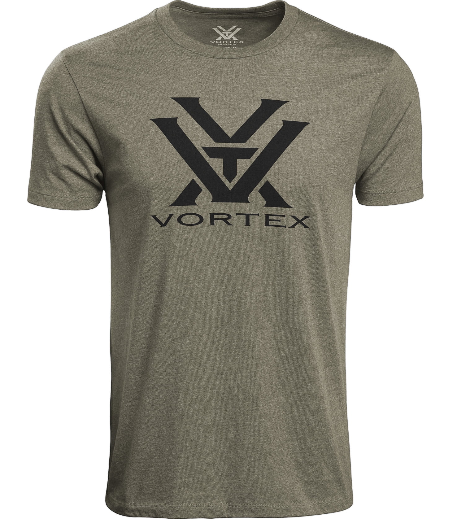 VORTEX Adult Male Core Logo T-Shirt, Color: Military Heather, Size: XL ...